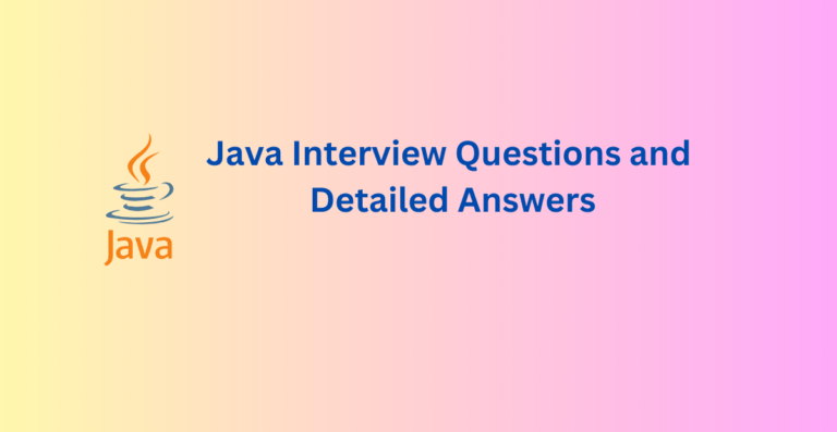 Oops Interview Questions And Detailed Answers In Java Javadzone